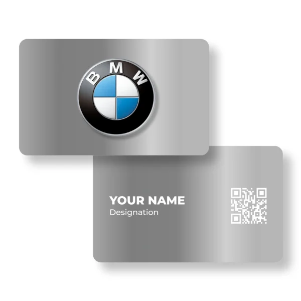 BMW Car Metal | Car Showroom | NFC Business Card, Cardyz