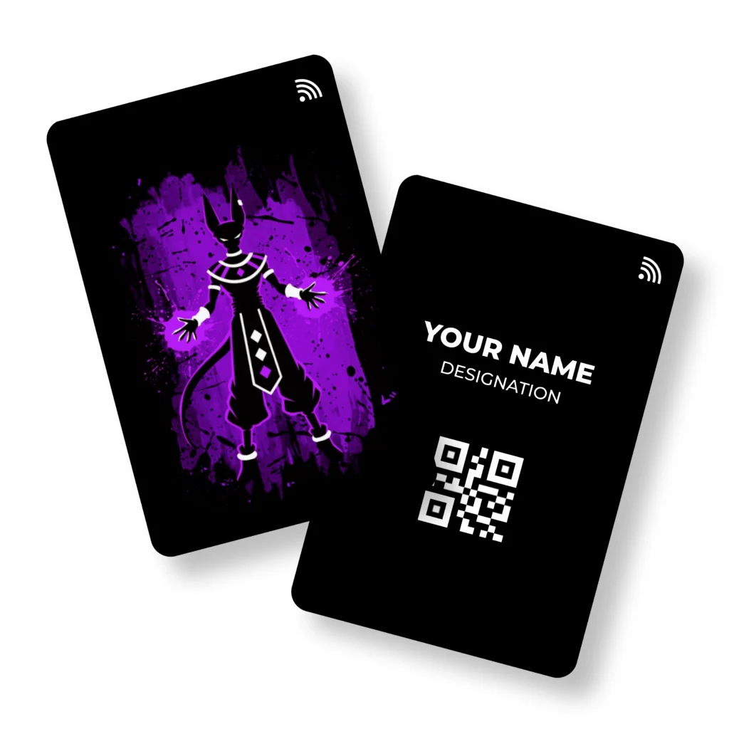 Lord Beerus | Anime | PVC - NFC Business Card, Cardyz
