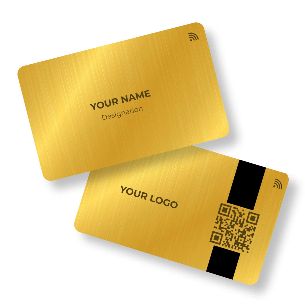 Majestic Gold | Abstract | Metal - NFC Business Card, Cardyz