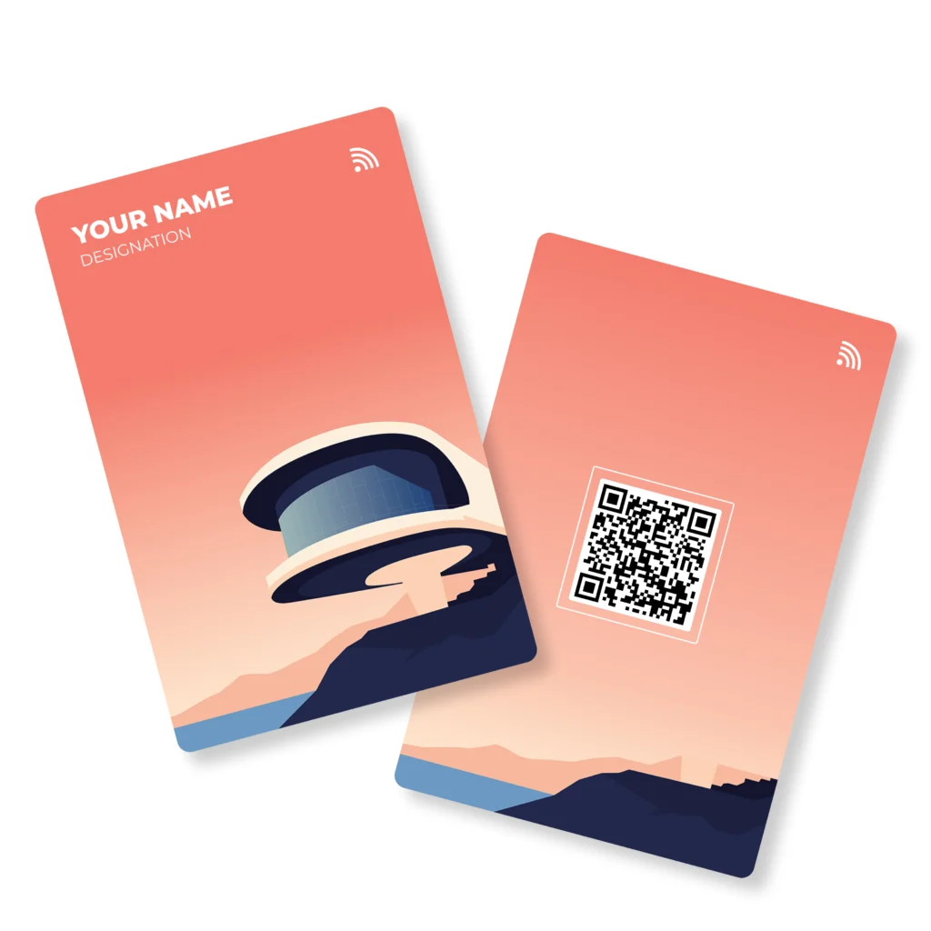 Peachy Mansion | Architect | PVC - NFC business card, Cardyz